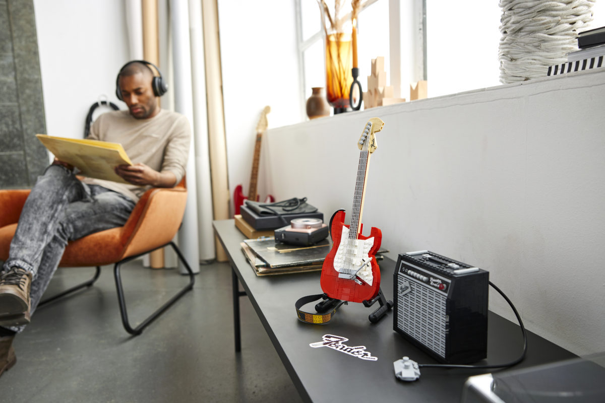 LEGO VIP offering custom Fender stratocaster in sweepstakes