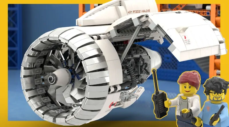 LEGO Ideas working aircraft engine hits 10K