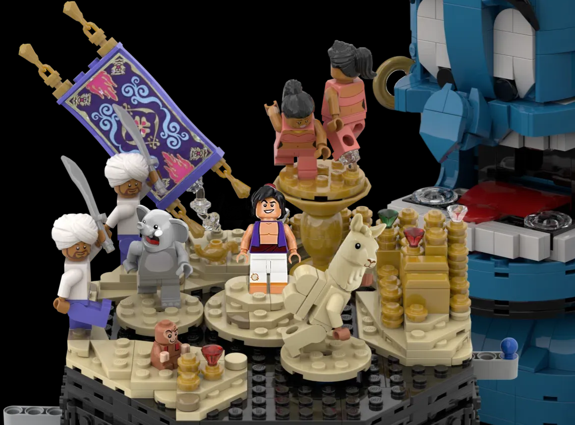 An Aladdin LEGO Ideas project is the latest to reach 10K