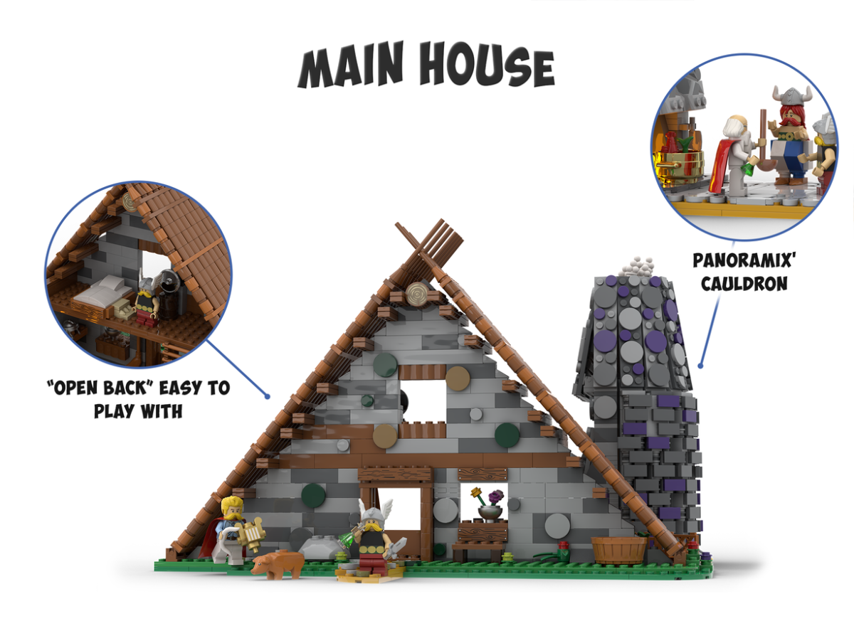 Asterix the Gaul project reaches the LEGO Ideas review stage
