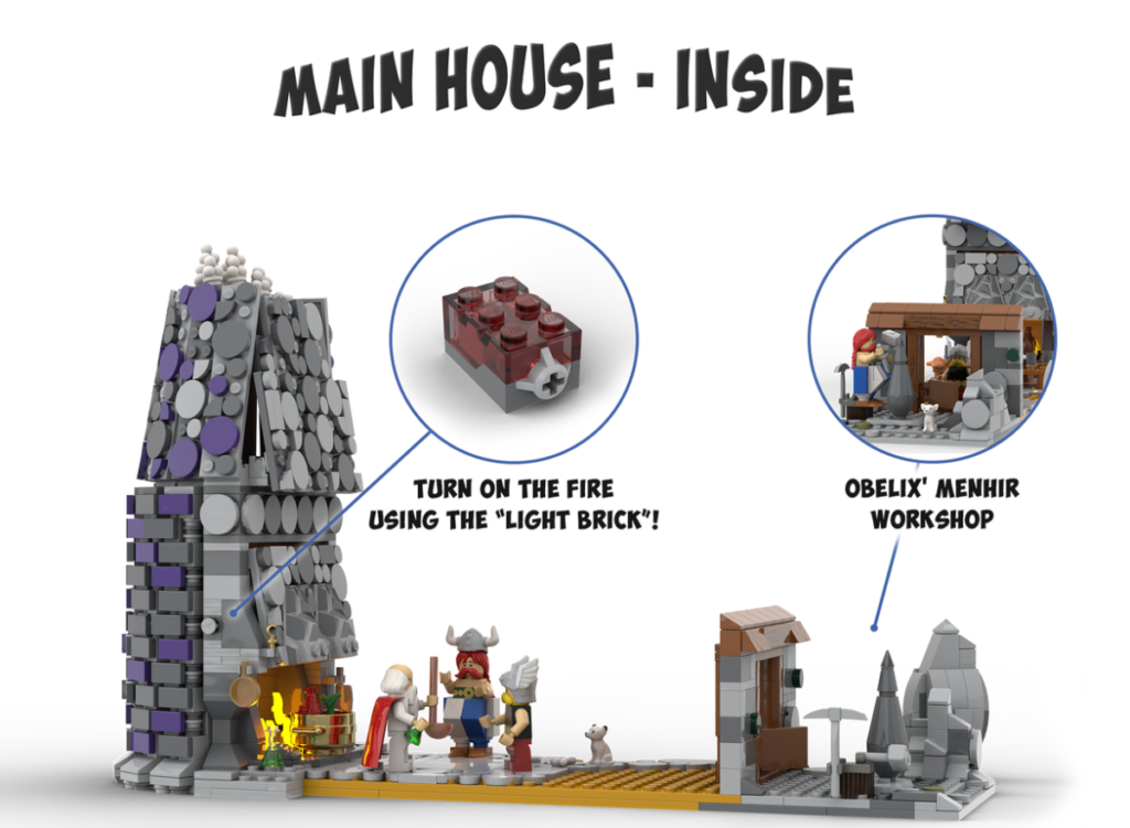 Asterix the Gaul project reaches the LEGO Ideas review stage