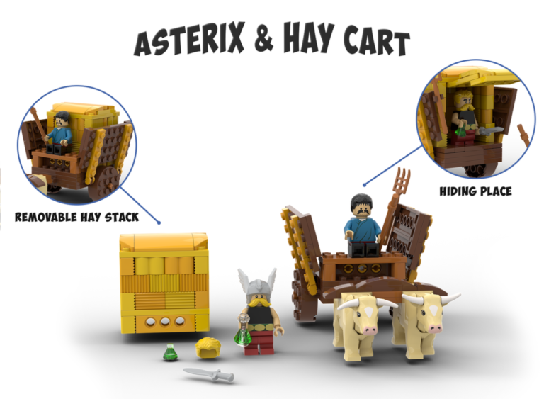 Asterix the Gaul project reaches the LEGO Ideas review stage