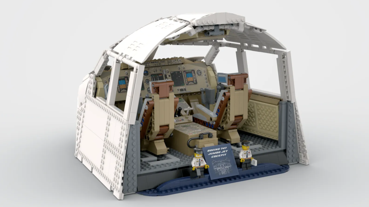 Brick-built Boeing 747 cockpit could be a new LEGO Ideas set