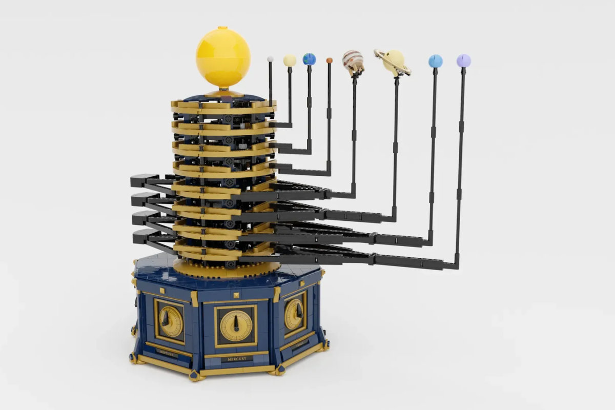 Clockwork Solar System qualifies for LEGO Ideas review again