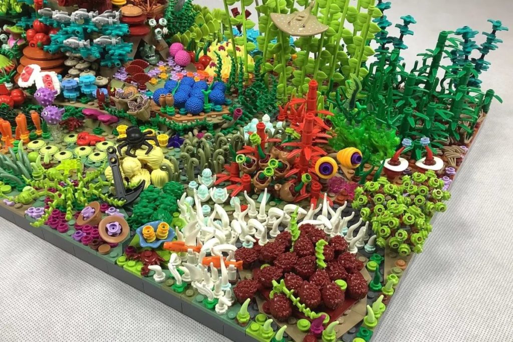 Great Coral Reef model flows to 10K supporters on LEGO Ideas