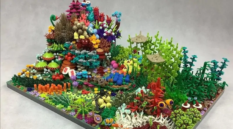 Great Coral Reef model flows to 10K supporters on LEGO Ideas