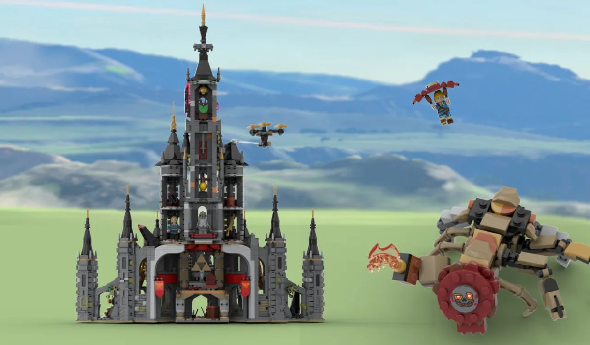 A Legend of Zelda Castle project has hit 10K on LEGO Ideas