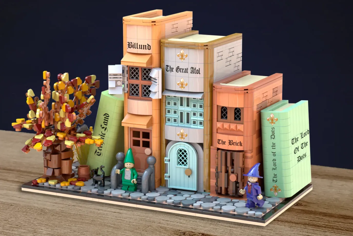 Brick-built bookends write a success story with LEGO Ideas