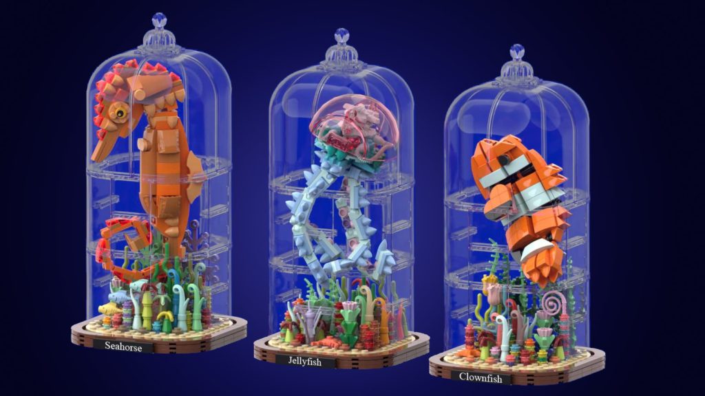 Build your own marine life with the latest LEGO Ideas project to reach 10K