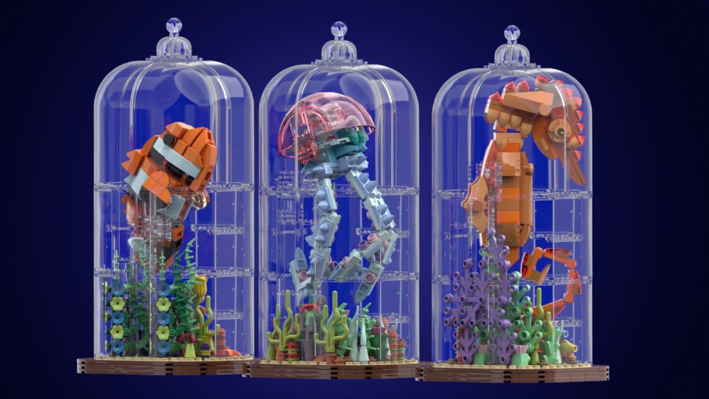 Build your own marine life with the latest LEGO Ideas project to reach 10K