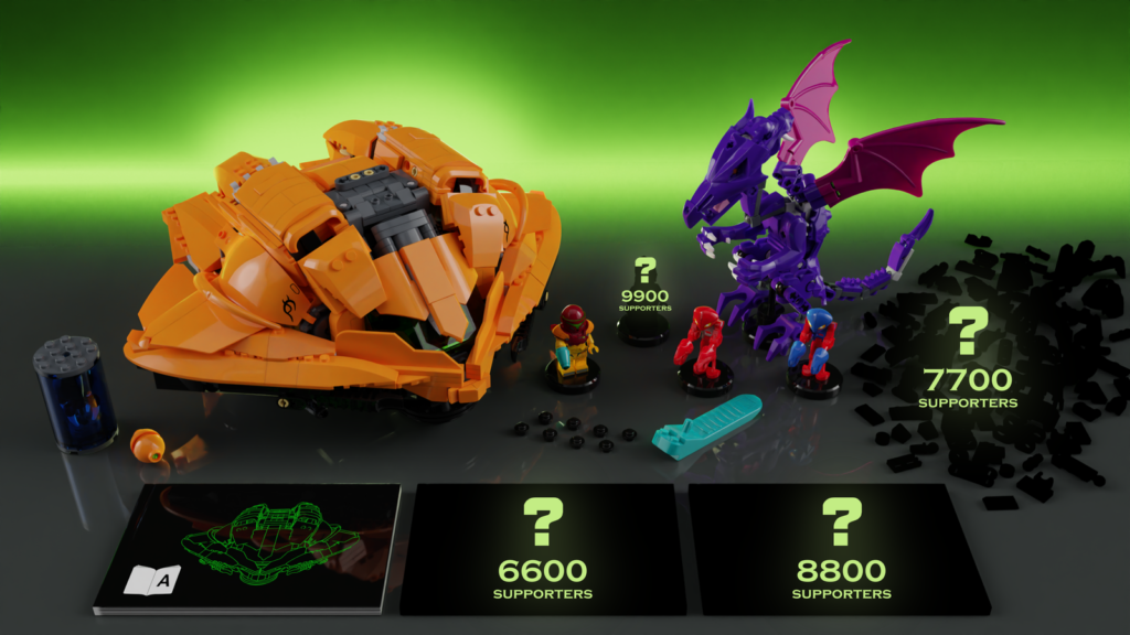 Metroid: Samus Aran's Gunship reaches 10K on LEGO Ideas
