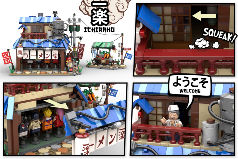 LEGO Naruto ramen shop reaches LEGO Ideas review – again