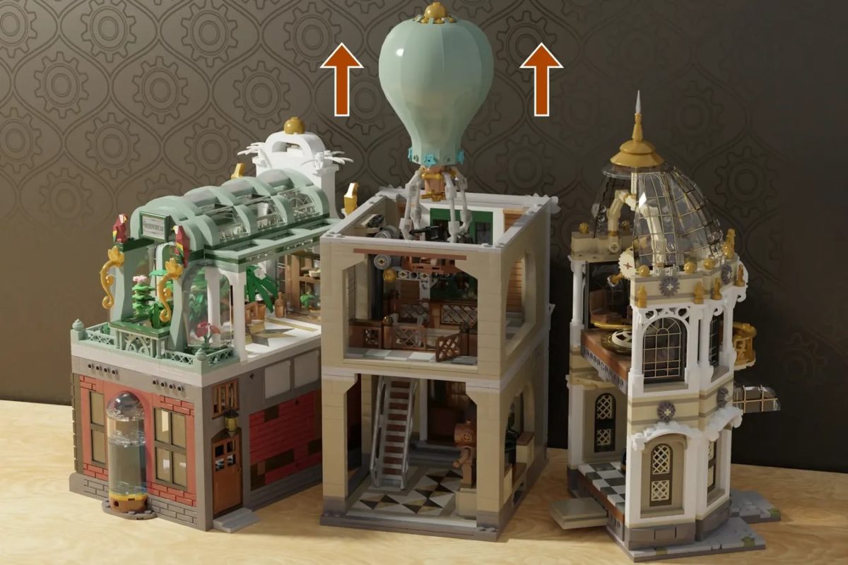 A LEGO Ideas steampunk project has reached 10K supporters