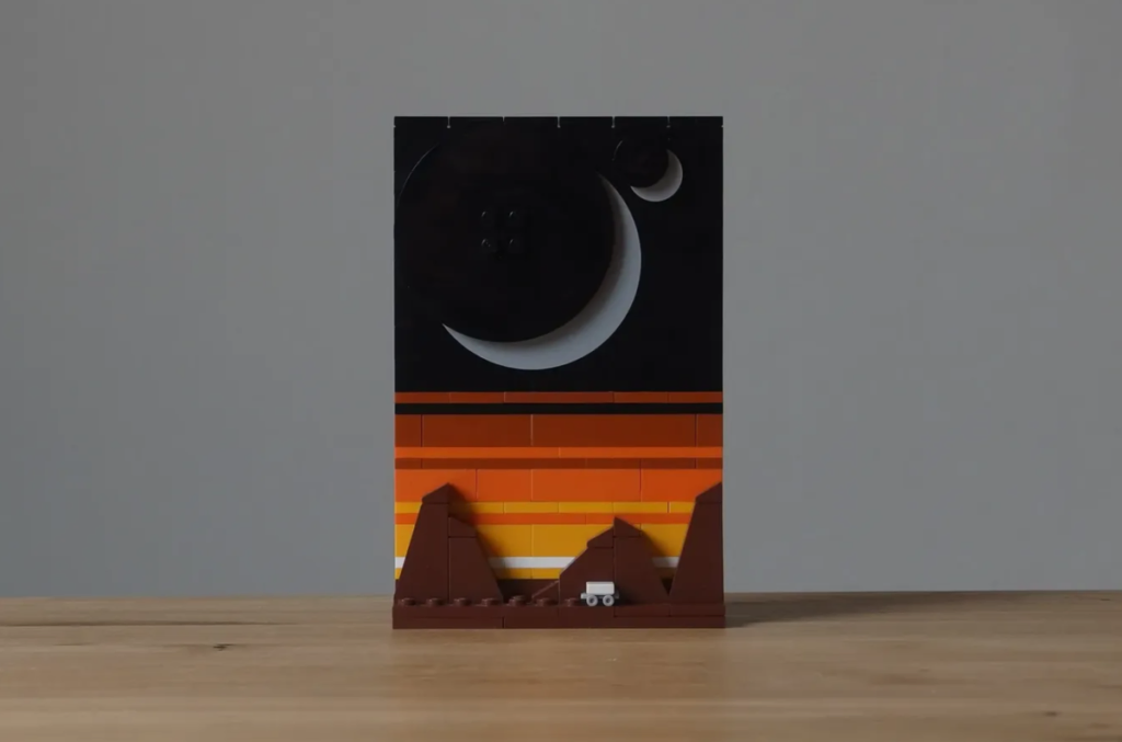 Fan-made LEGO space art project reaches 10K on LEGO Ideas