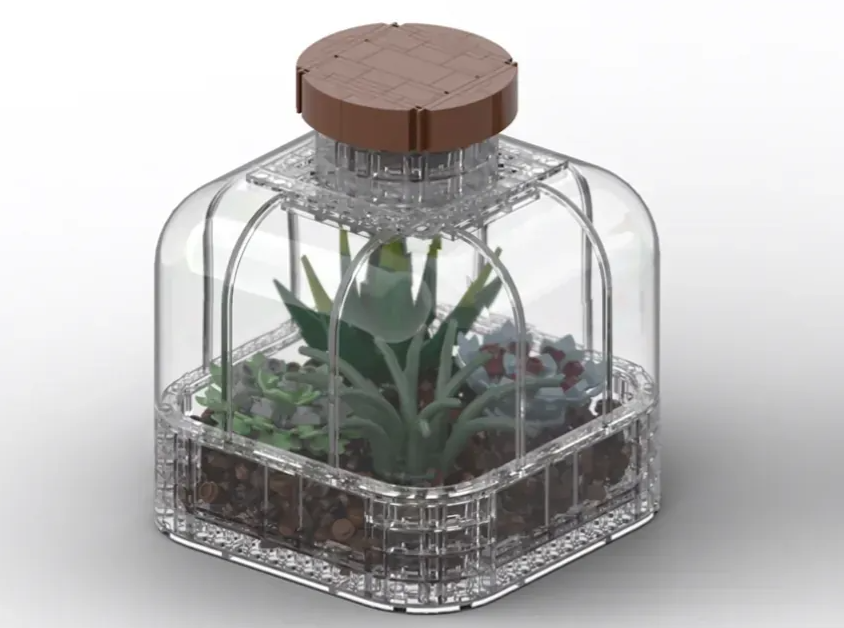 Brick-built terrariums project reaches 10K on LEGO Ideas