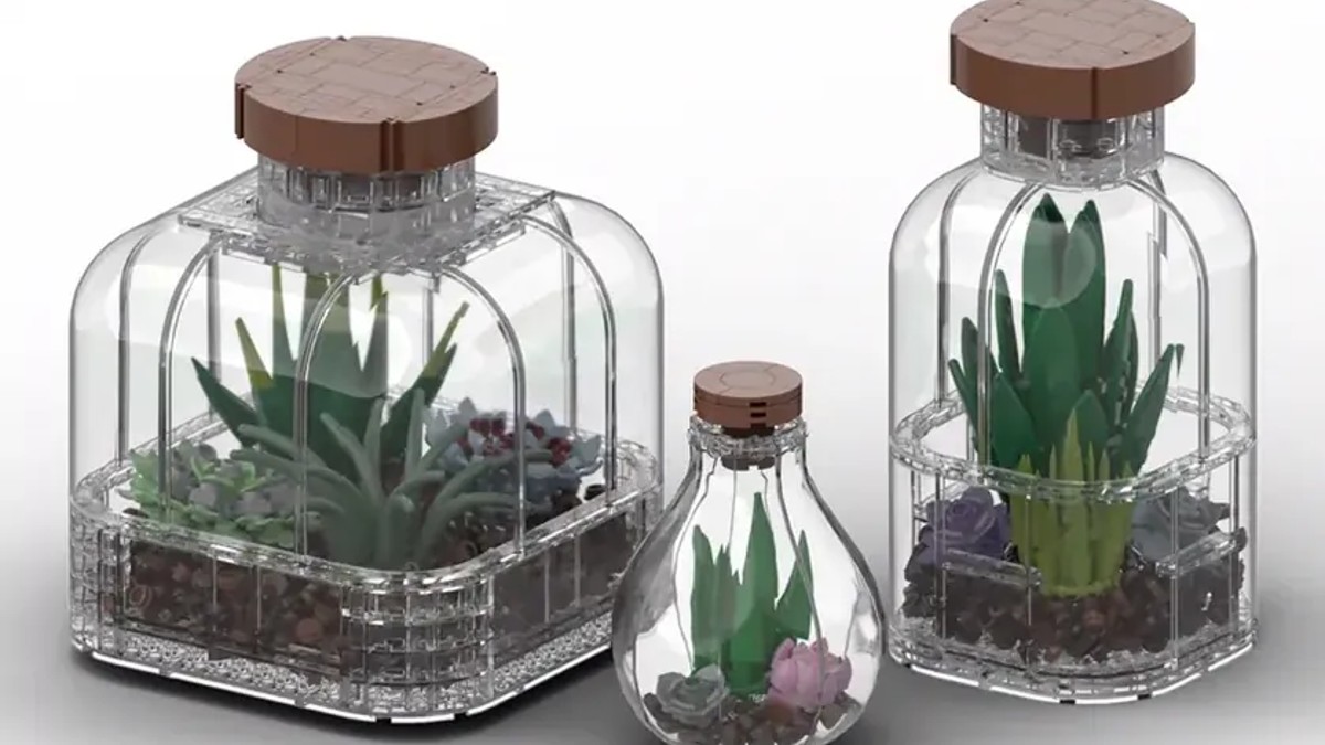 Brick-built terrariums project reaches 10K on LEGO Ideas