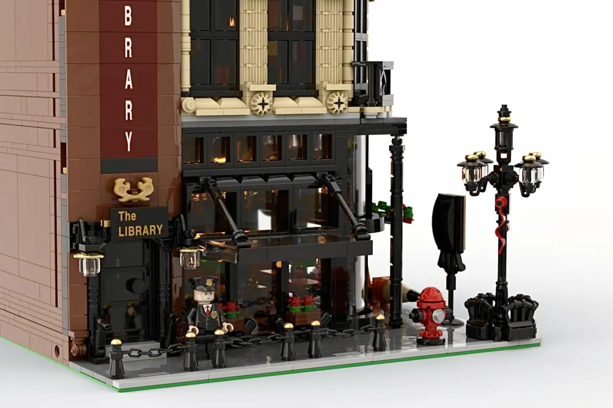 ‘The Library’ modular building reaches 10K on LEGO Ideas