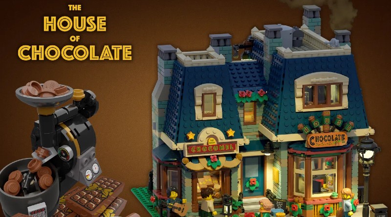 Another sweet LEGO Ideas project, The House of Chocolate, hits 10,000 ...