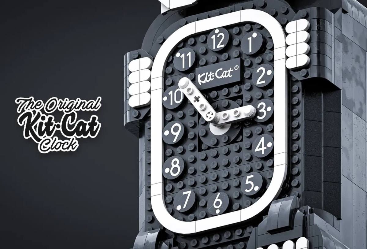 Black and white clock reaches 10K supporters on LEGO Ideas