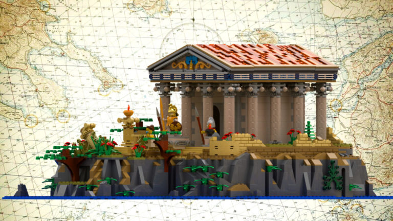 Greek out as LEGO temple reaches the LEGO Ideas review stage
