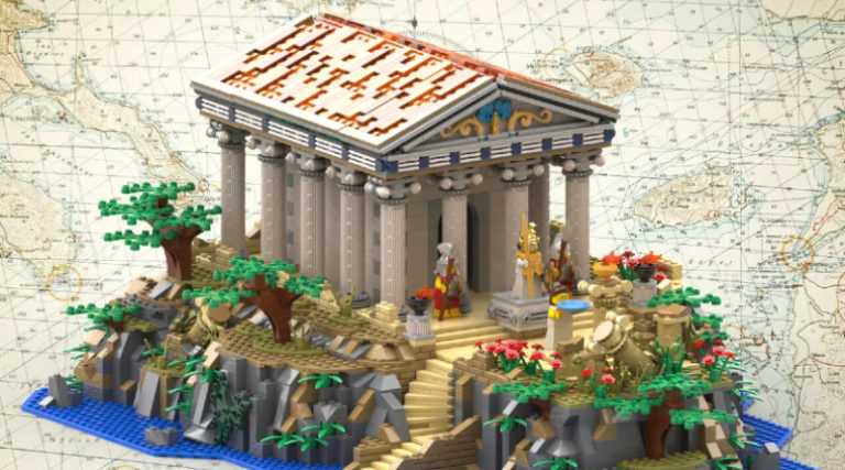 Greek out as LEGO temple reaches the LEGO Ideas review stage