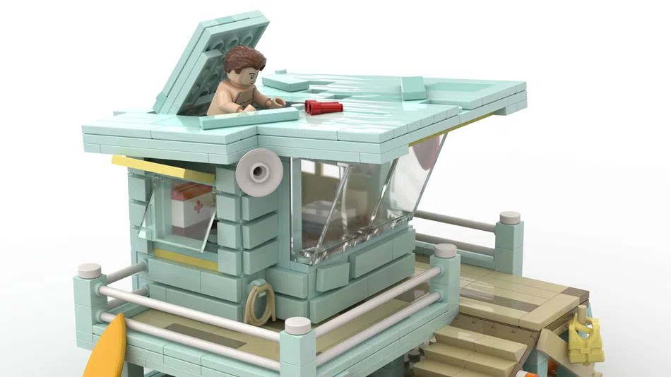 LEGO Ideas is off to the beach as a lifeguard shack surfs to 10K supporters