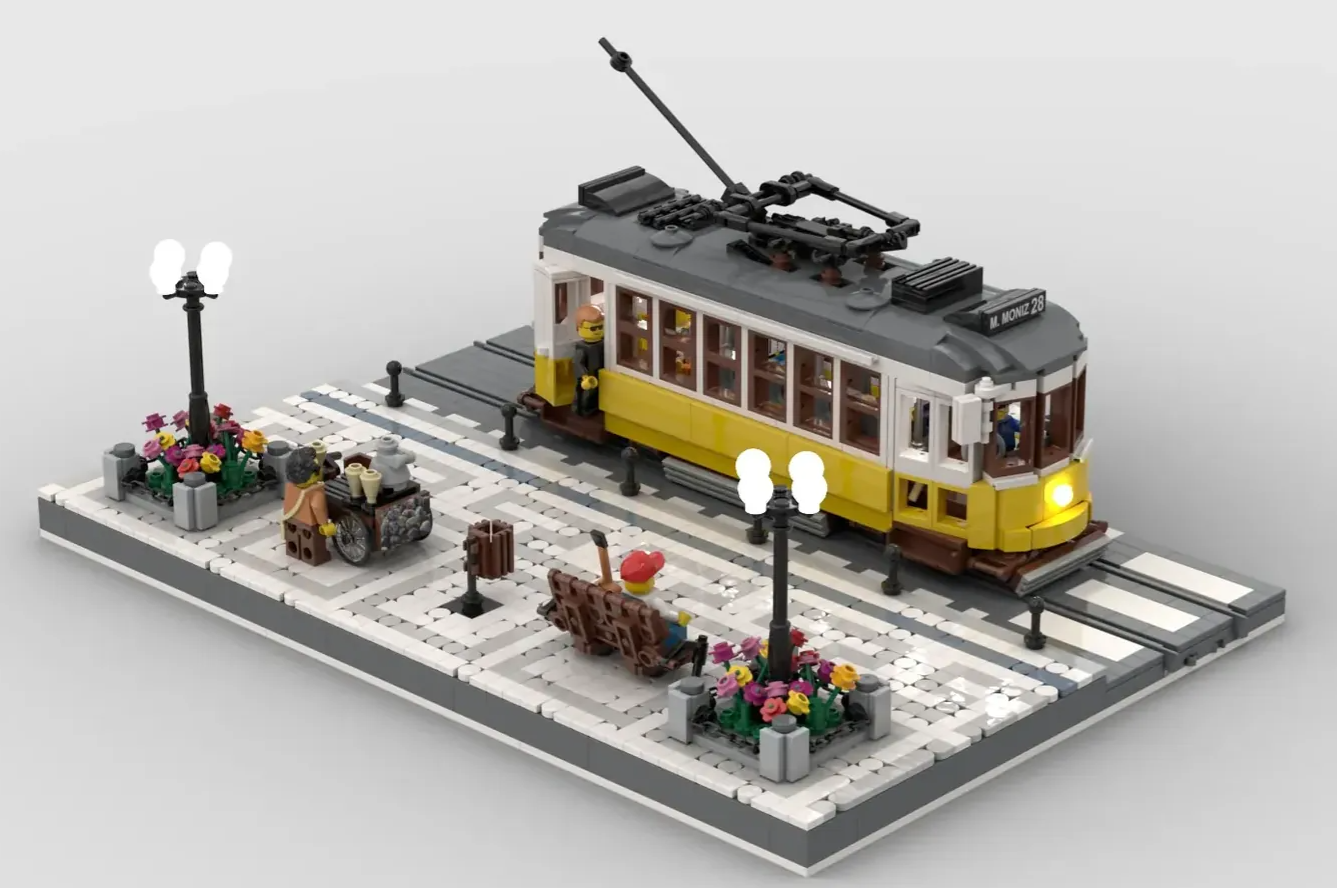 Brick-built tram pulls into second 2022 LEGO Ideas review