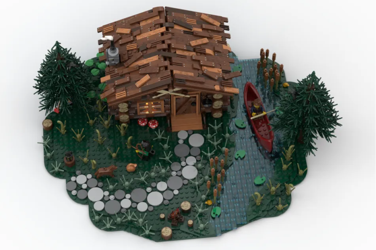 Brick-built log cabin joins the LEGO Ideas review stage