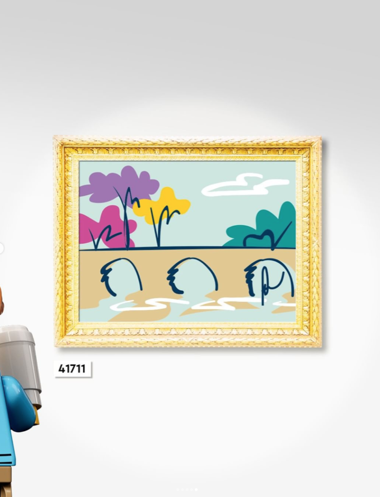 The LEGO Group’s social media post reveals artistic links
