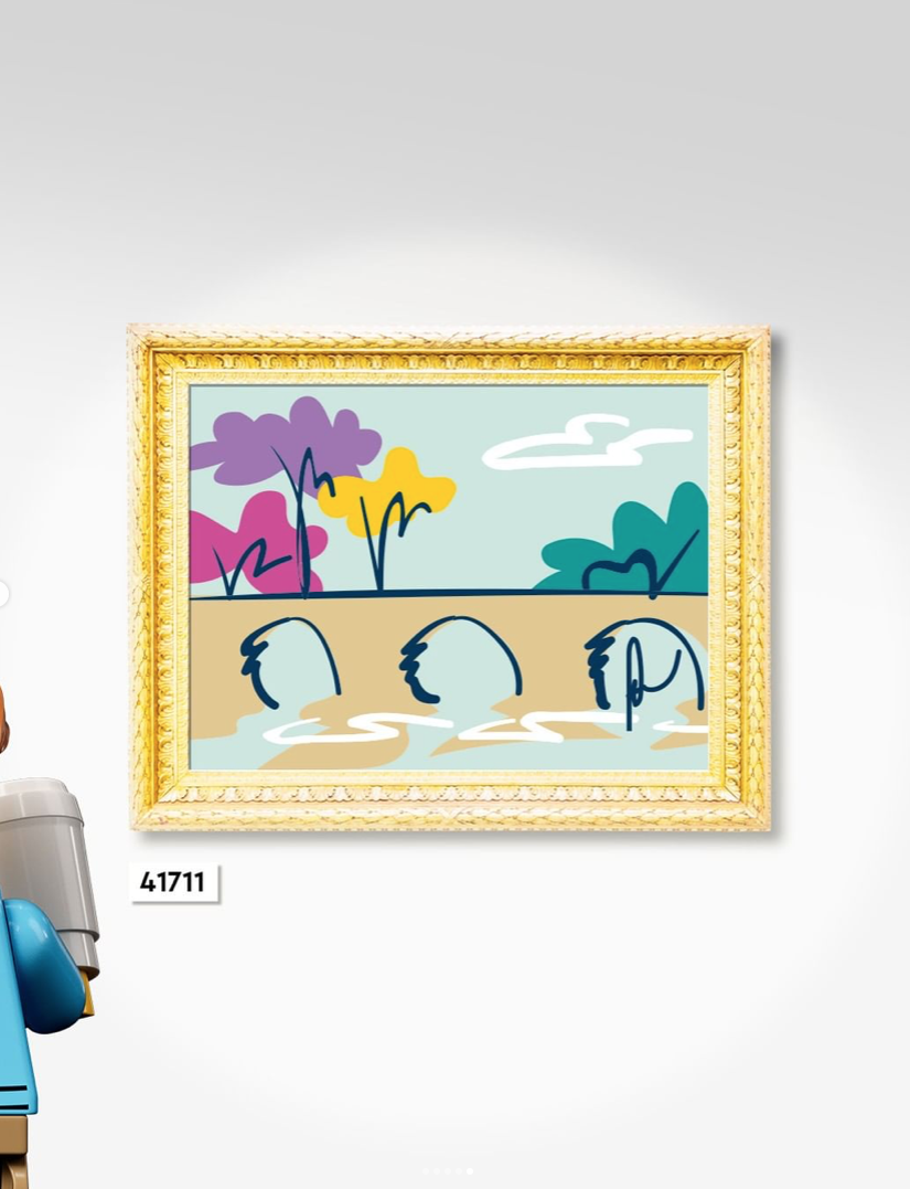 The LEGO Group’s social media post reveals artistic links