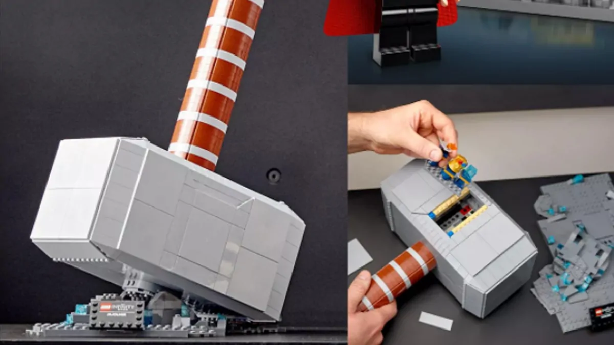 LEGO Marvel Thor's Hammer Mjölnir pictures unveiled