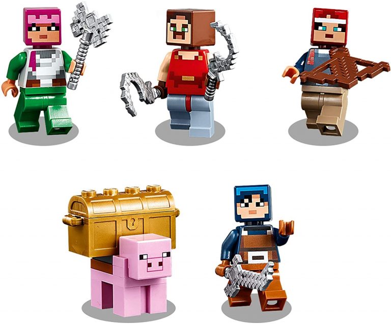 LEGO Minecraft Dungeons 21163 The Redstone Battle revealed