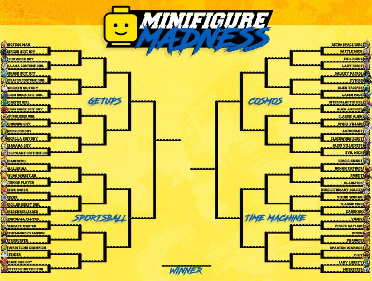 LEGO Minifigure Madness tournament celebrates 10 years of Collectible ...