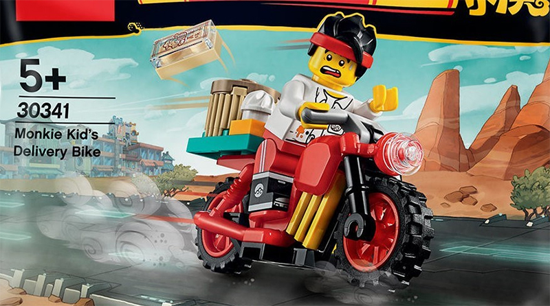 LEGO Monkie Kid 30341 Monkie Kid's Delivery Bike polybag revealed