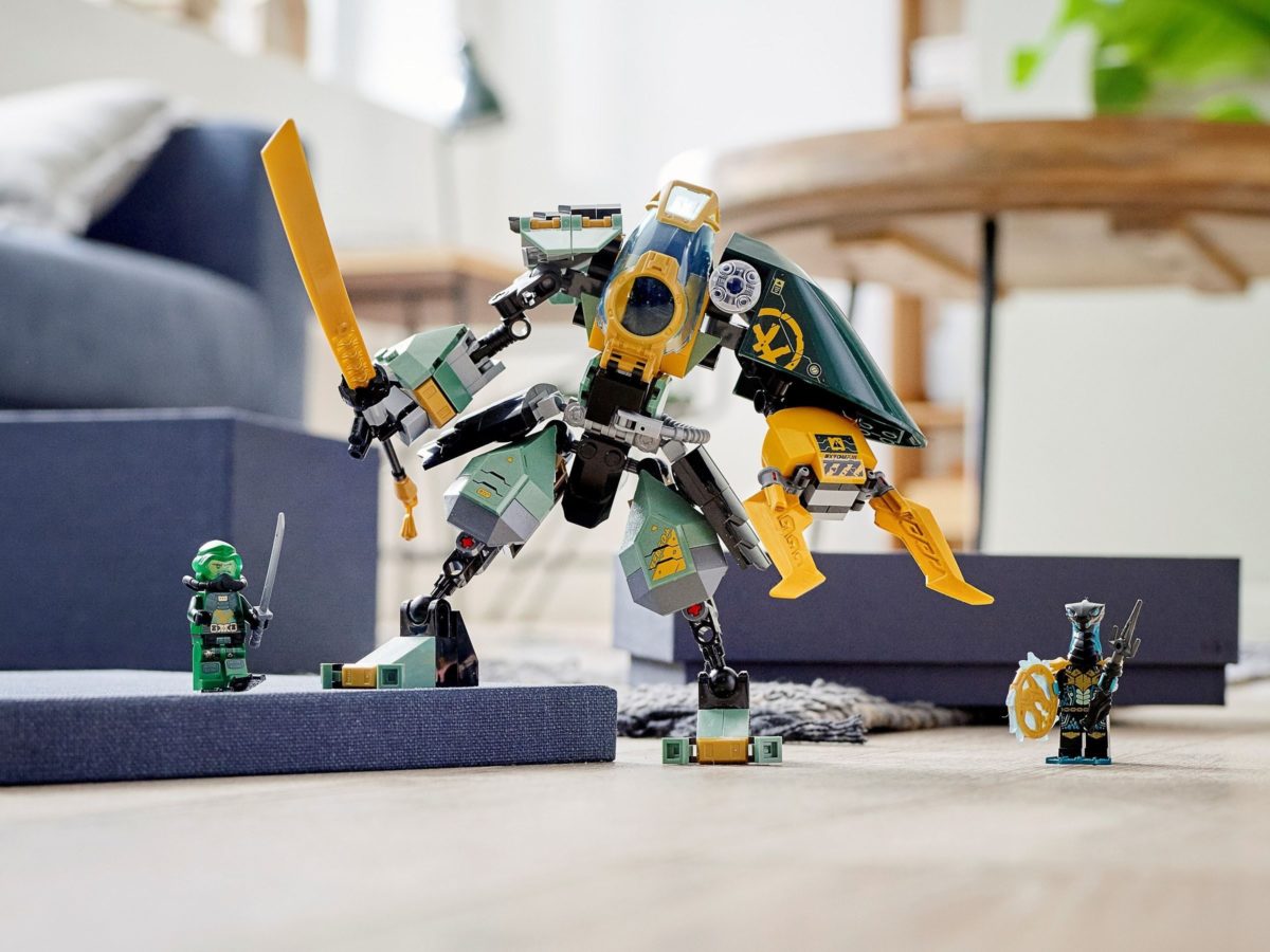 LEGO NINJAGO Lloyd's Hydro Mecha was ooit heel anders