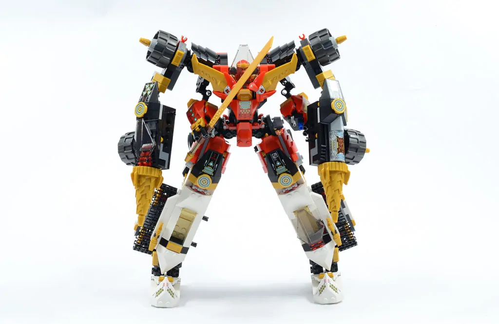 Every LEGO NINJAGO 71765 Ninja Ultra Combo Mech combo
