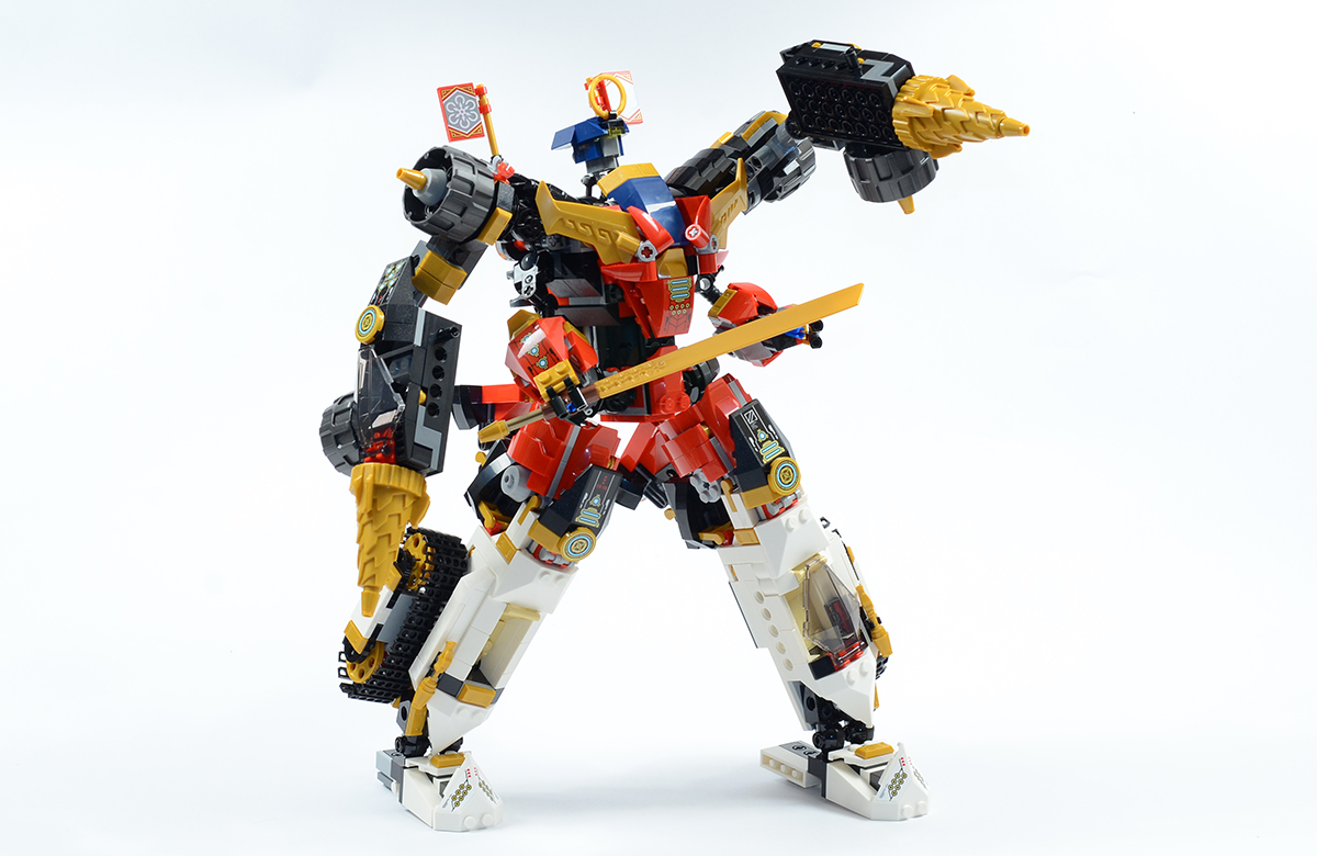 Every LEGO NINJAGO 71765 Ninja Ultra Combo Mech combo