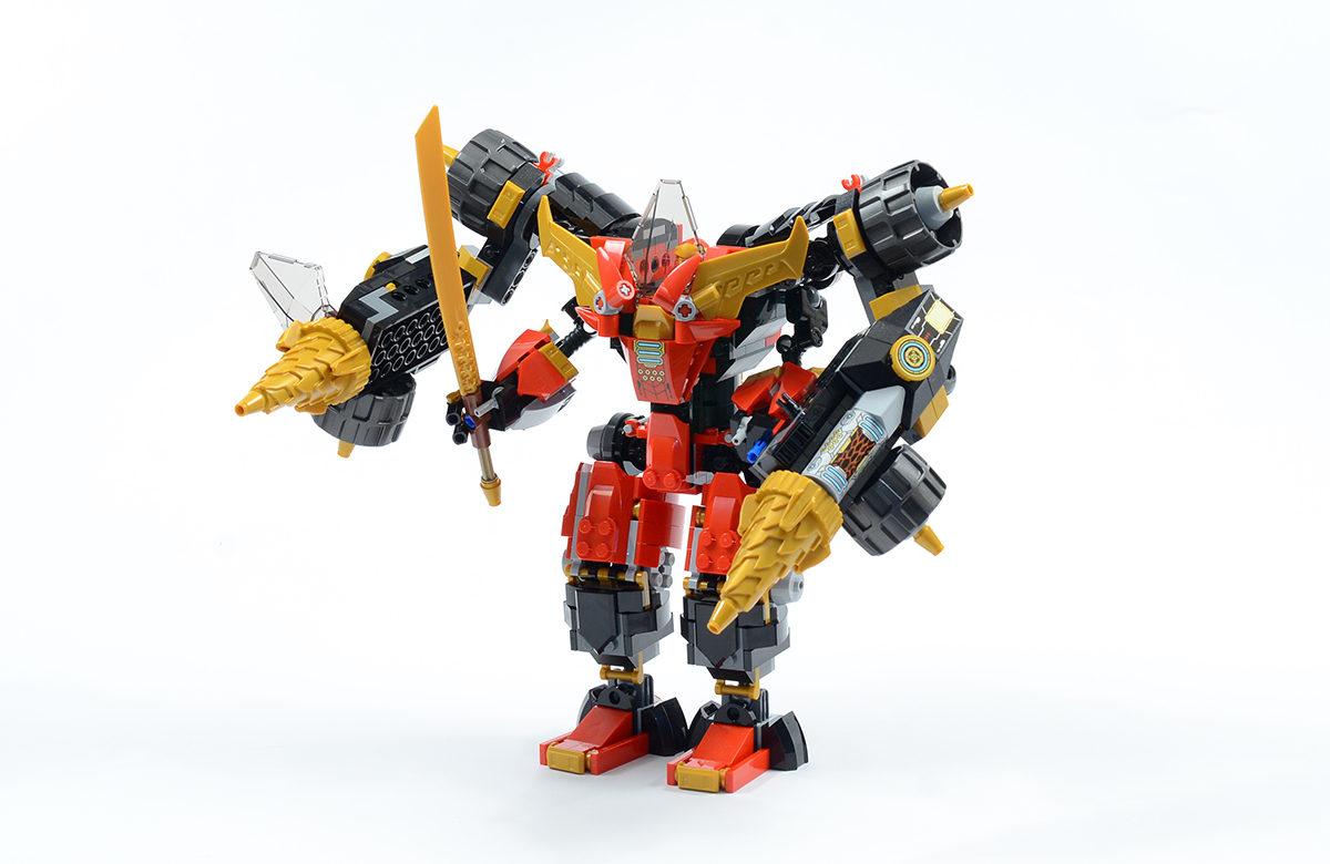Every LEGO NINJAGO 71765 Ninja Ultra Combo Mech combo