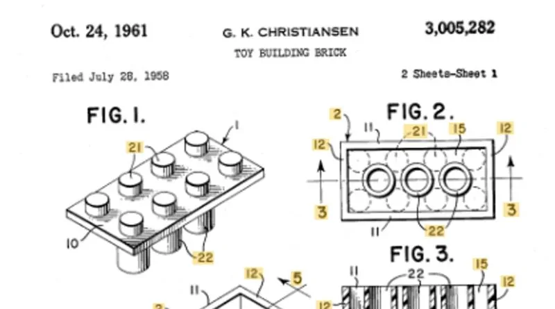 The Original LEGO patent was granted 60 years ago today