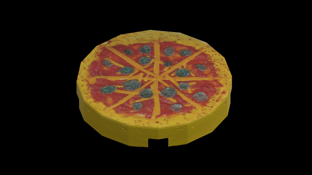 Ever wondered how the LEGO pizza would look in real life?