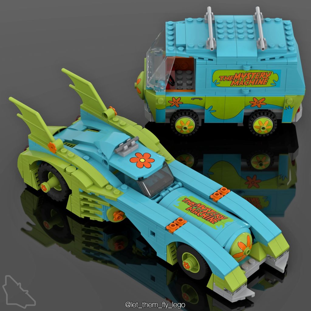 There's a Batmobile for every occasion with these LEGO crossover creations