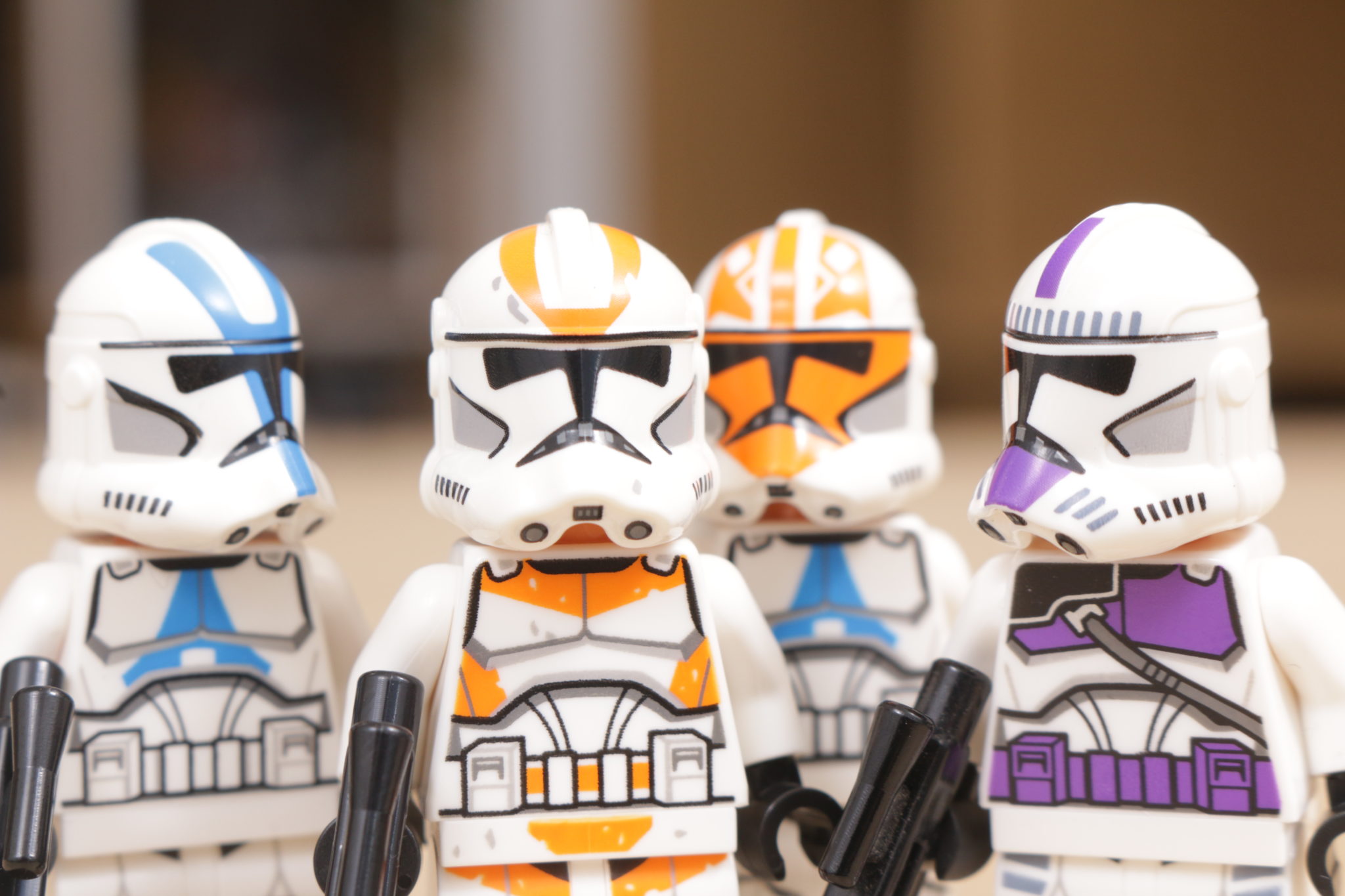 Comparing the new LEGO Clone Trooper minifigure helmets