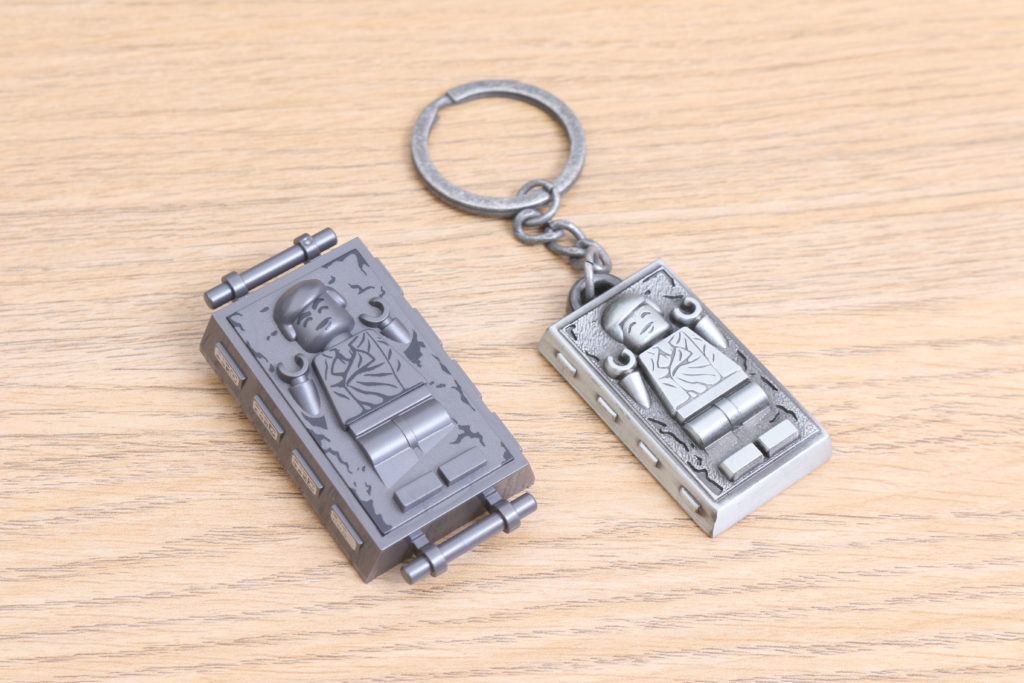 LEGO Star Wars Han Solo in Carbonite metal keychain review