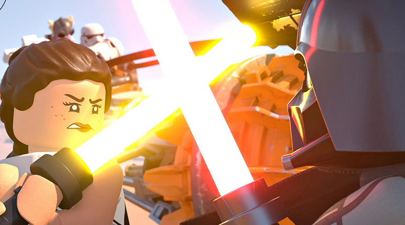 The LEGO Star Wars Holiday Special sees Rey fight Vader