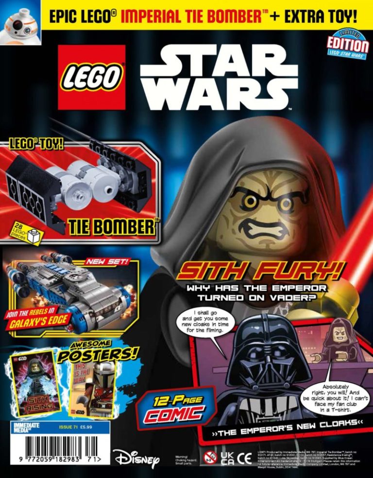 Issue 71 of the LEGO Star Wars magazine includes double the models