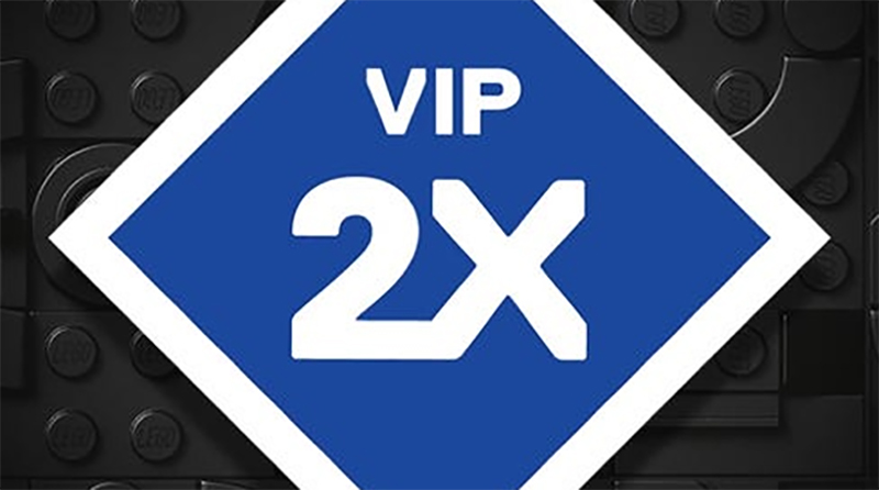 Double VIP points offer on all LEGO Star Wars sets