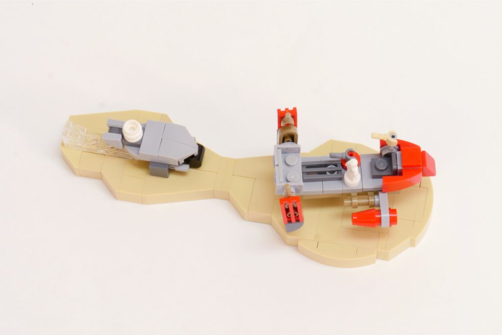 LEGO Star Wars: The Rise of Skywalker Pasaana Speeder build