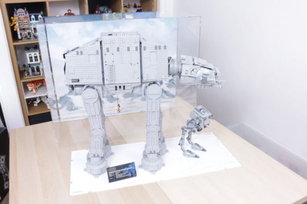 LEGO Star Wars UCS 75313 AT-AT display case review gallery