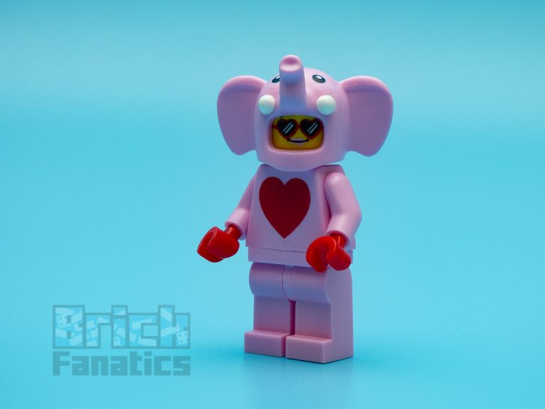 Exclusive Valentine's Day elephant minifigure at LEGO Stores