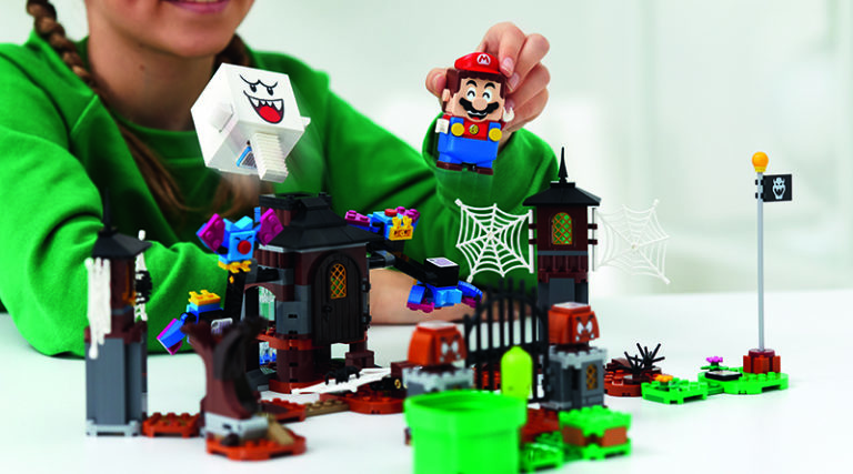 Playing LEGO Super Mario